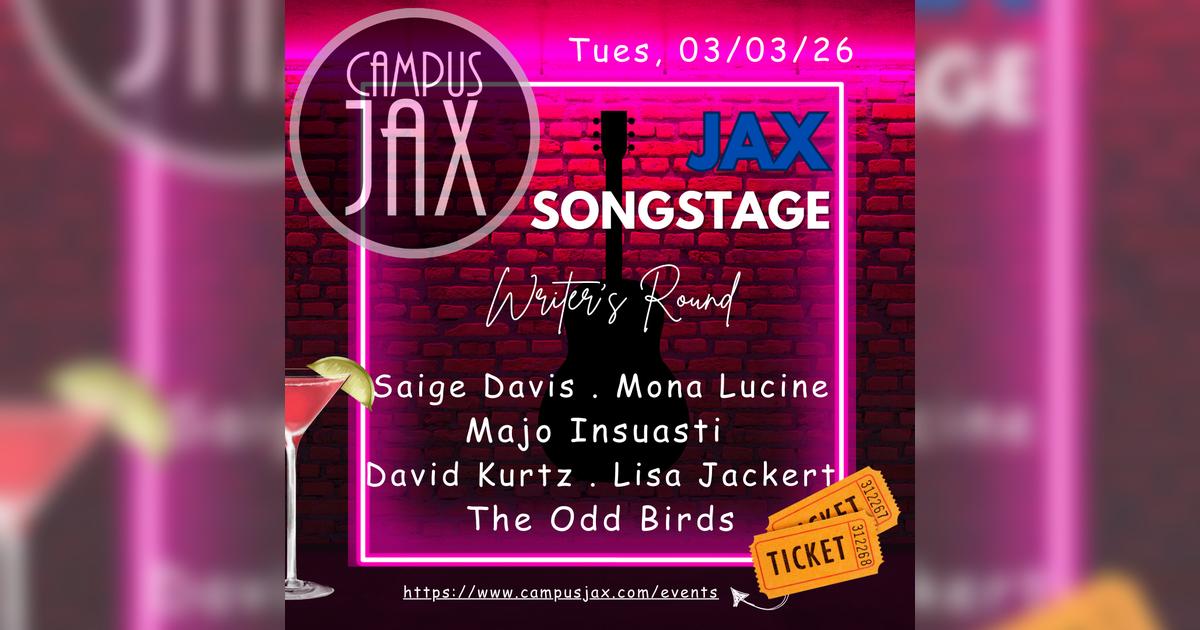 Campus JAX — JAX SongStage Singer-Songwriter Showcase ft. Lisa Jackert ...